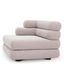 Outdoor Modular Sofa Left Module Light Grey Mauritius | Vinterior
