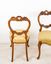 Set Of Six Victorian Carved Walnut Balloon Back Dining Chairs | Vinterior