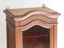 Antique Oak Cabinet With Stained Glass Door, English Display Medicine ...