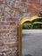 A Large Antique English 19th Century Shaped Top Gilt Overmantle Mirror ...