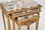 Antique French Gilt Wood Marble Top Nest Of Tables | Vinterior