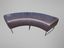 Vintage Modular Curved Soft Brown Leather Sofa Rick Lee Designed ...