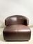 Postmodern "Kola" Leather Club Chair By Manzoni & Tapinassi For Steiner ...