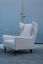 Italian 1950s Armchair Wooden Feet Plush Fabric Beige Paolo Buffa ...