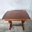 Antique Oak Arts & Crafts Art Deco Draw Leaf Extending Dining Table ...