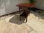 Vintage Mid Century Dark Wood Tea Trolley With Drop Leaf Sides. | Vinterior