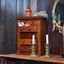 Antique Mahogany Apprentice Table Top Cabinet Wellington Chest Bank Of ...