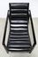 20th Century Transat Chair Design Eileen Gray 1927, Black Leather, Fr ...
