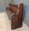 Long Pitch Pine Antique Gothic Style Church Pew Bench With Cutaways ...