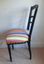 Vintage Antique Ebonised Victorian Reupholstered Bedroom Boudoir Chair ...