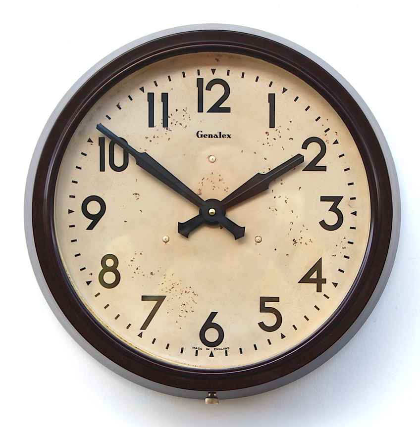 school clock antique