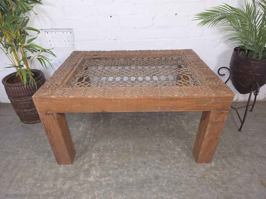 galvanised coffee table
