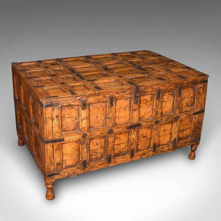 pine trunk chest