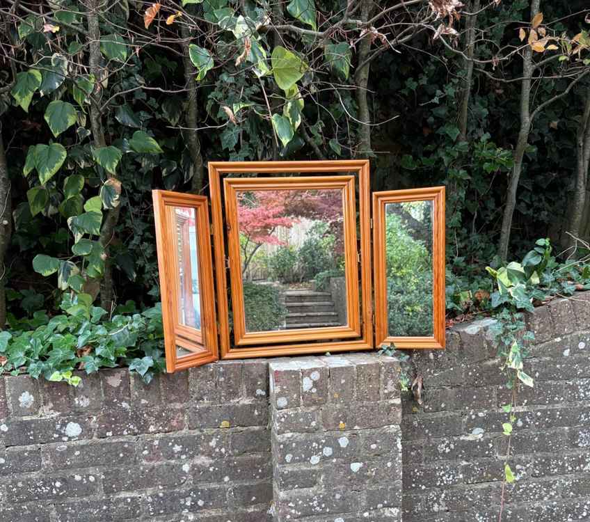 old pine mirror