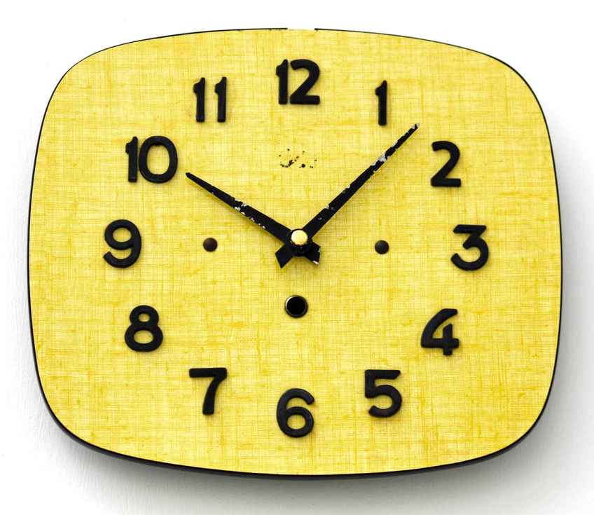 50s style clock